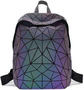 BATCAT Luminous Geometric Holographic Reflective Backpack Color ...
