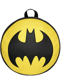Fangsu Batman Round Bag Waterproof Backpack 15 L Backpack Yellow ...