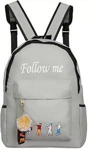 Folktales 20 L Mini Laptop Follow Me Bagpacks (Grey) 20 L Laptop ...