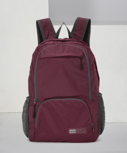 PETER ENGLAND Men Polyester Backpack 34 L Backpack Maroon - Price in ...