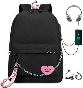 PALAY School Bags for Girls Blackpink Kpop Theme Prints School Backpack ...