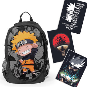 Flexible Solution Anime Naruto Chibi Backpack + Kakashi, Itachi, and ...