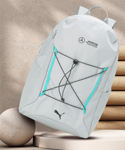PUMA Mercedes-AMG Backpack 22 L Laptop Backpack Mercedes Team Silver ...