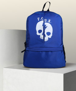 French Connection DEAD MAN BACKPACK 20 L Laptop Backpack TRUE BLUE ...