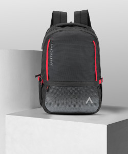 ARISTOCRAT 28L Nord Laptop Backpack (H) Black For Men & Women 28 L ...