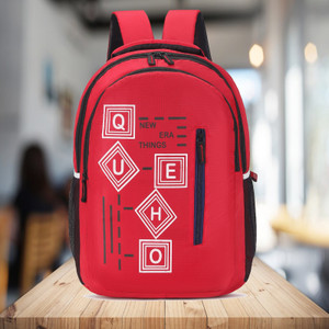 QUEHO for school, colege, travel 30 L Backpack Red - Price in India ...