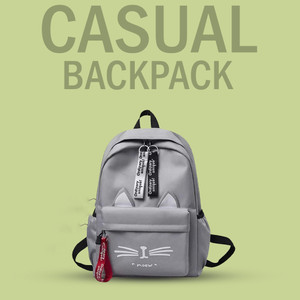 Shishtha cat_@@_ gry_1_5 20 L Backpack Grey - Price in India | Flipkart.com