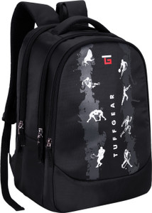 Tuff Gear Sprinter Black School 30 L Backpack Black - Price in India ...