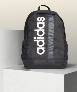 ADIDAS LIN CORE BP 23 L Laptop Backpack BLACK/BLACK/WHITE - Price in ...