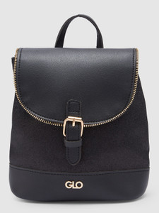 Flipkart.com | GLO by Globus Globus Women Black Textured Backpack ...