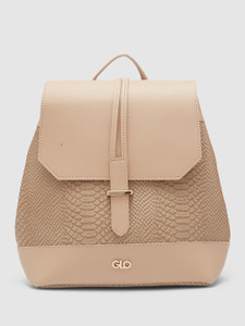 Flipkart.com | GLO by Globus Globus Women Beige Textured Backpack ...