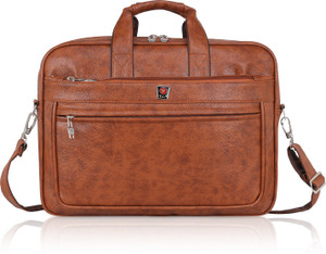 Teo Elegant Leather Briefcase 18 Liters Large Briefcase - For Men ...