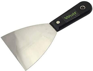 Wulf 4 Inch Putty Scrapper/Knife Stainless Steel Scraper construction ...