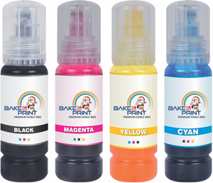 bake&print For use in Epson 001/003/008 High Quality Edible Printer Ink ...