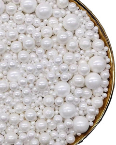 JAMBOREE White Edible Pearls sprinkle Cake sprinkle Cookie sprinkles ...