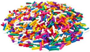 Veganic Rainbow Cake Sprinkles | Colorful Sprinkle For Cake Decoration ...