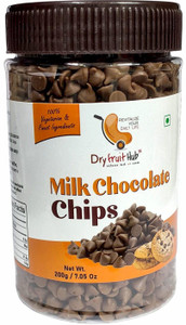 Dry Fruit Hub Milk Chocolate Chips 200gm Milk Choco Chips For Cake ...