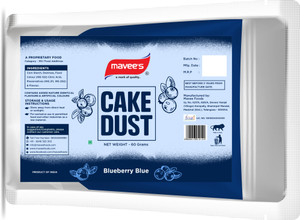 mavee's Cake Dust Packet - Blueberry Blue, Premium Colour Spray Decor ...