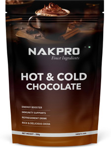 Nakpro Hot & Cold Chocolate Powder | 1.36g Protein, 75.8g Energy ...