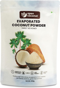 open coconut Evaporated Coconut Powder Natural Sweetner Preservatives ...