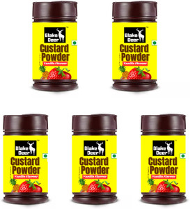 Blakedeer Custard Powder | Vanilla Flavour | 500g Pack (5 x 100g ...
