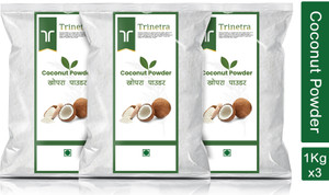 Trinetra Khopra Powder (Coconut Powder)- 1Kg Each (Pack of 3) 3000g ...