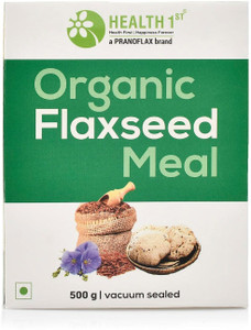 Health 1st Organic Flaxseed Meal, 500 Grams (10 sachets x 50 Gm) Baking ...