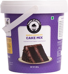 BAKE AT HOME Cake Mix Powder 480G | Eggless |Instant Cake Mix (Double ...
