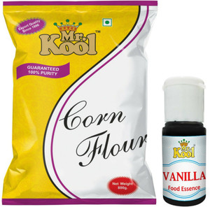Mr.Kool Premium Quality Corn Flour Powder 800gmPouch|Vanilla Flavoring ...