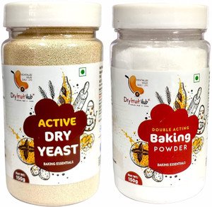 Dry Fruit Hub Yeast Powder For Baking 150gm and Baking Powder 150gm ...