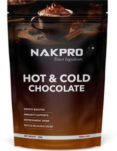 Nakpro Hot & Cold Chocolate Powder | 1.36g Protein, 75.8g Energy ...