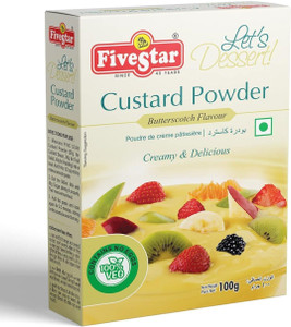 Five Star Custard Powder Butter Scotch (100g x 4) Custard Powder Price ...