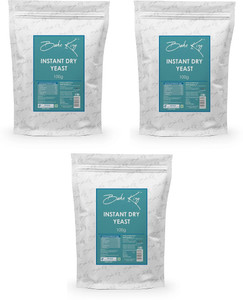 Bake King Instant Dry Yeast Powder 100gm for Pizza Base & Baking Yeast ...