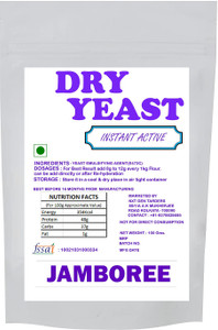 JAMBOREE Instant Active Dry Yeast Powder for Baking, Bread, Pizza Base ...
