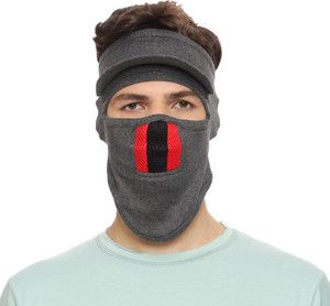 Gajraj Grey Bike Face Mask for Men & Women Price in India - Buy Gajraj ...