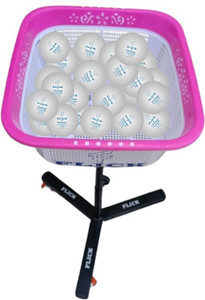 Flick TABLE TENNIS BALL TROLLY COLLECTING STAND Ball Storage Locker ...