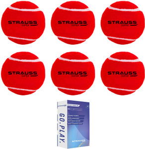 Strauss Heavy Weight Soft Tennis Ball for Street Match| Lawn| Park ...