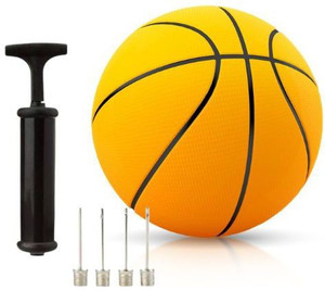 METROL Yellow Unisex Rubber Basketball Pump Pin Basketball Kit - Buy ...