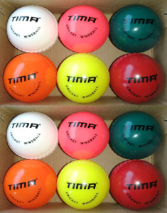 TIMA Cricket Windball Training Ball (Pack of 12) Cricket Tennis Ball ...