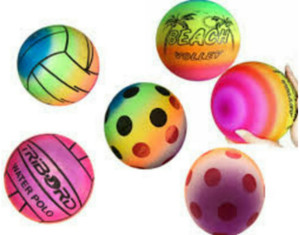 Weber Beach volleyball rubber ball multicolour bouncing L72 Pool Ball ...