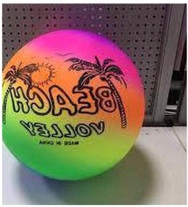 Weber Rubber Moulded Beach Ball Multicolor ,1 Ball pack n98 Pool Ball ...