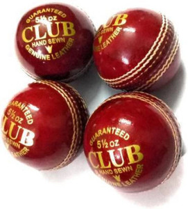JOJOMART CLUB SET OF 1 GENUINE LEATHER BALLS 2 PART Cricket Leather ...