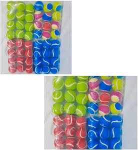 nizex Cricket Tennis Ball Multicolour pack ( 12 Balls) multicolour L13 ...