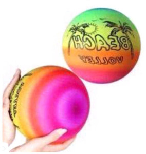 Weber Rubber Moulded Beach Ball , Multicolor Ball , 1 Ball Pack ,pp165 ...