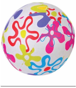 Weber Beach Ball Rubber Moulded Ball Multicolor , 1 Ball Pack az101 ...
