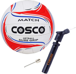 COSCO Netball-Grip Match With Ball Pump Netball - Size: 5 - Buy COSCO ...
