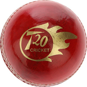 Pro Game T-20 Red 20-25 OVR Cricket Leather Ball - Buy Pro Game T-20 ...