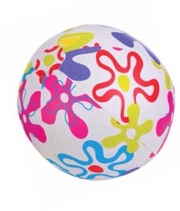 Weber Beach Ball Rubber Moulded Ball Multicolor , 1 Ball Pack az142 ...