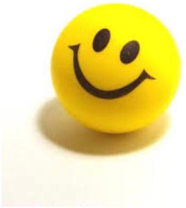 nizex Yellow Smiley Face squeeze Stress Ball foam Balls (12 balls pack ...