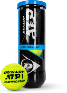 DUNLOP ATP Championship Tennis Balls (1 Can (3 Balls/Can), Yellow ...
